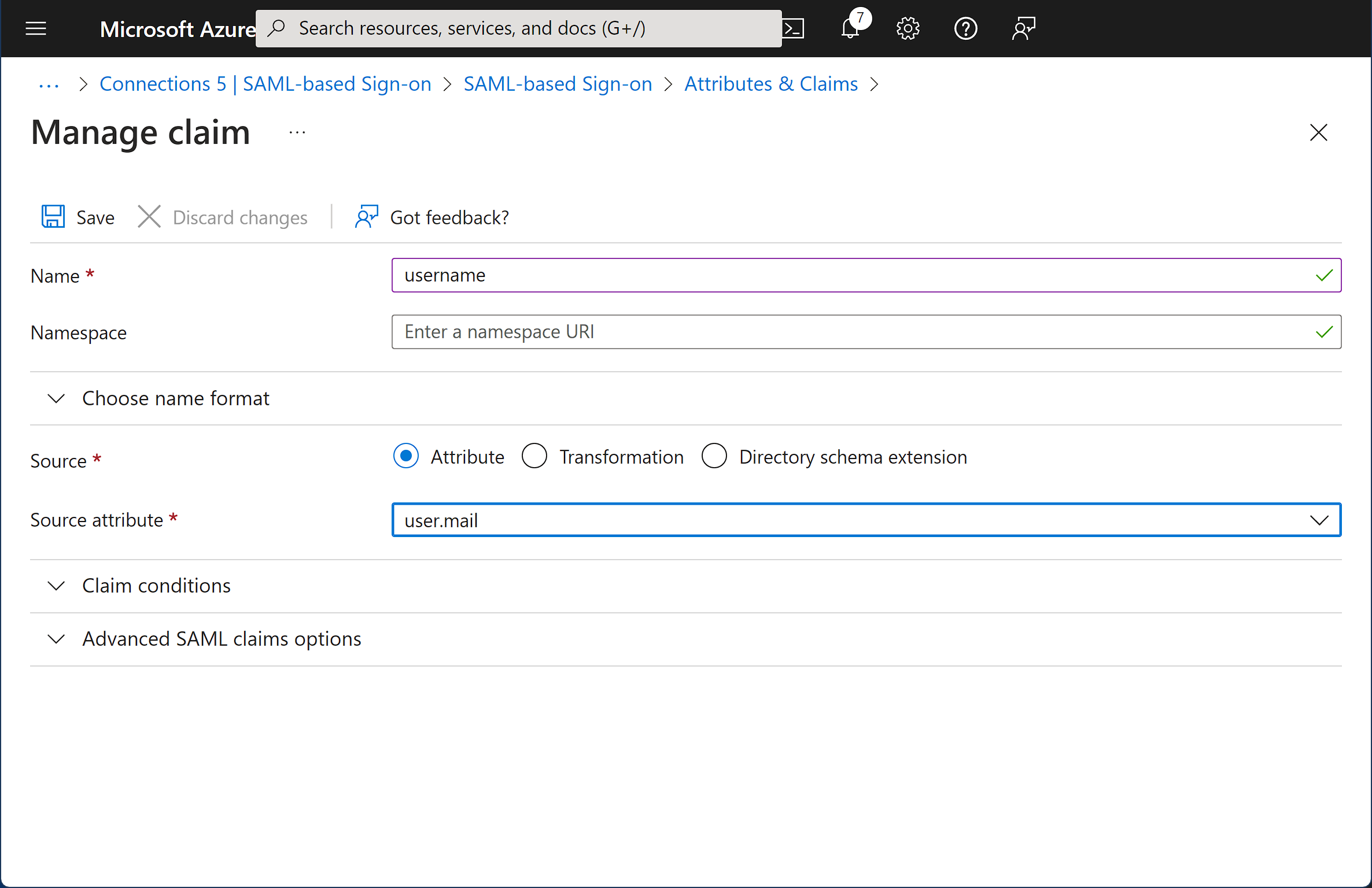SAML 2.0 Setup for Microsoft Entra ID with Connections – Help Center