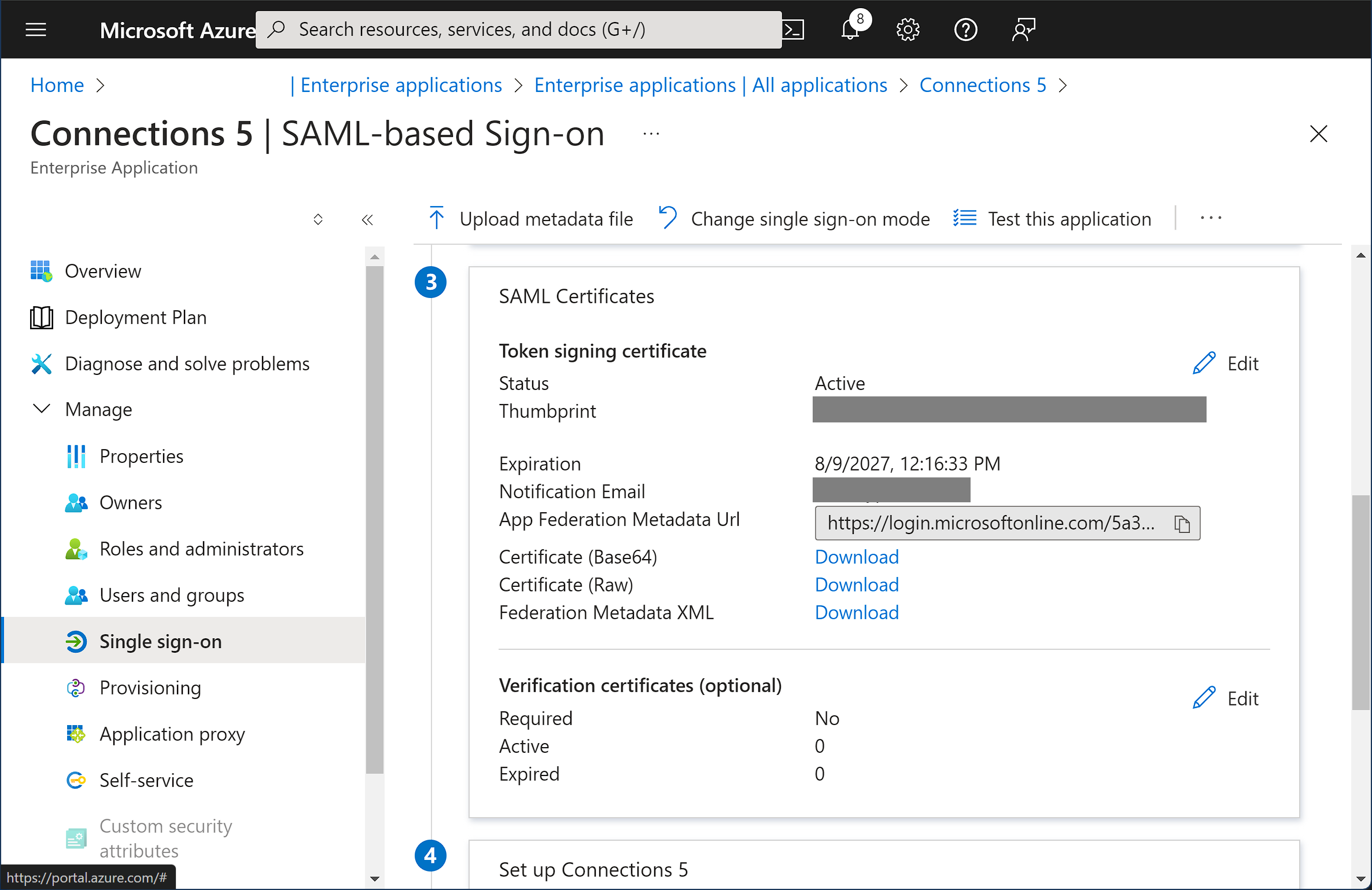 SAML 2.0 Setup for Microsoft Entra ID with Connections – Help Center